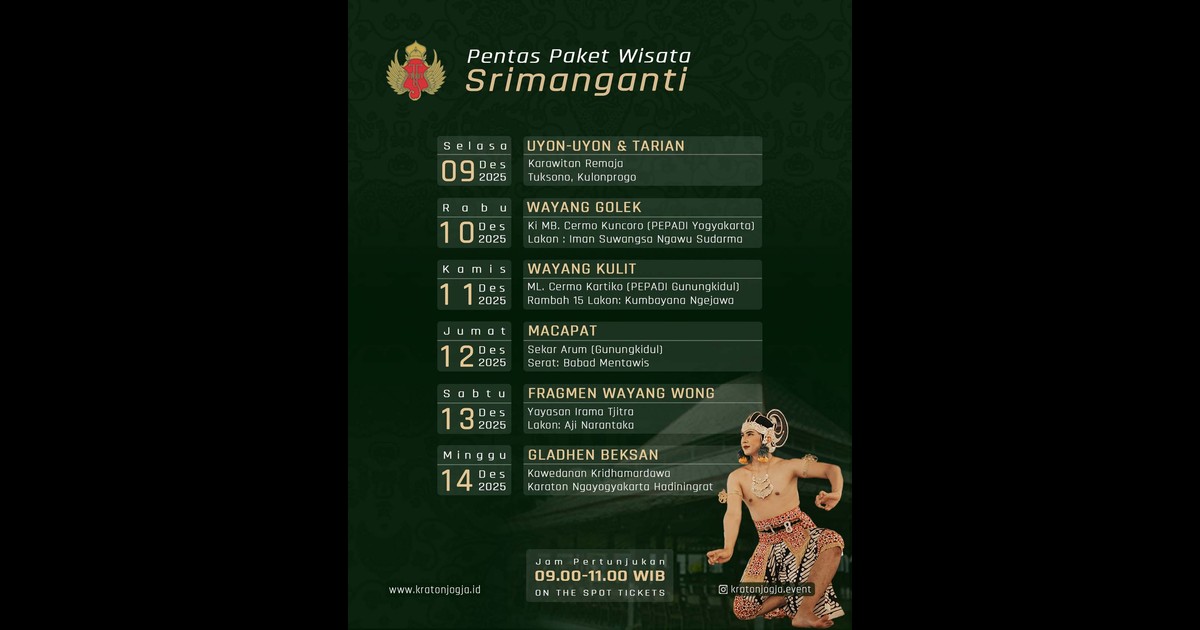 Fragmen Wayang Wong oleh Yayasan Irama Tjitra lakon "Aji Narantaka"